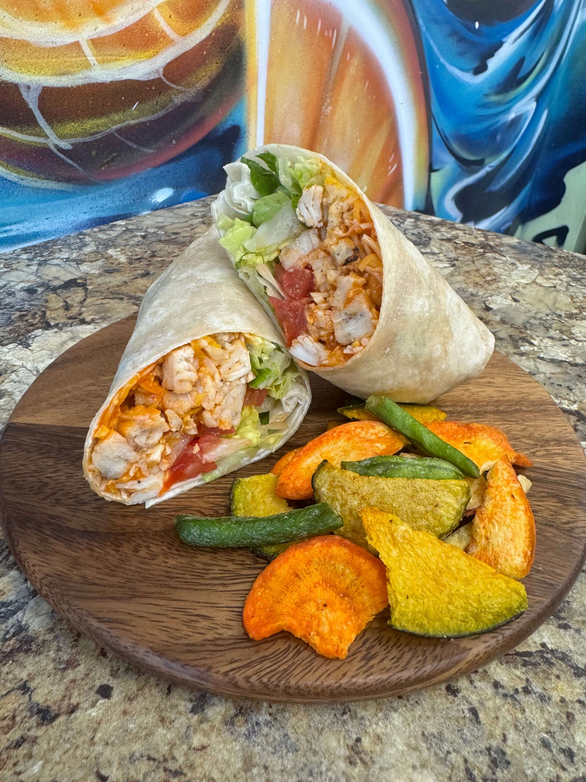 Buffalo Chicken Wrap - Natural Blends Nutrition Cafe